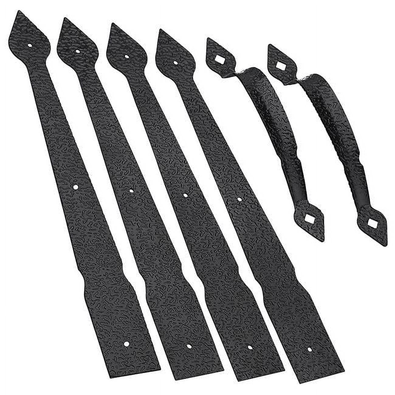 Black Spear Gate Hinge & Pull Kit - Walmart.com