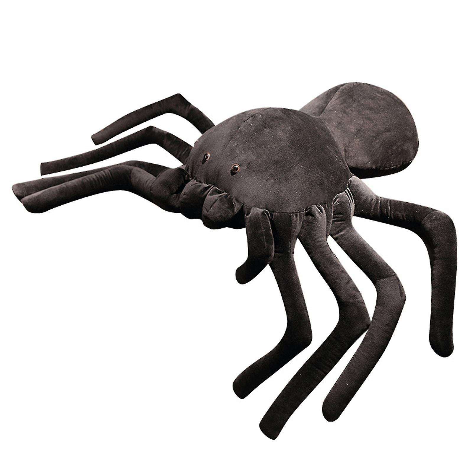 Black Spider Plush Collectible Decorative Big Eyes Tarantula Stuffed ...