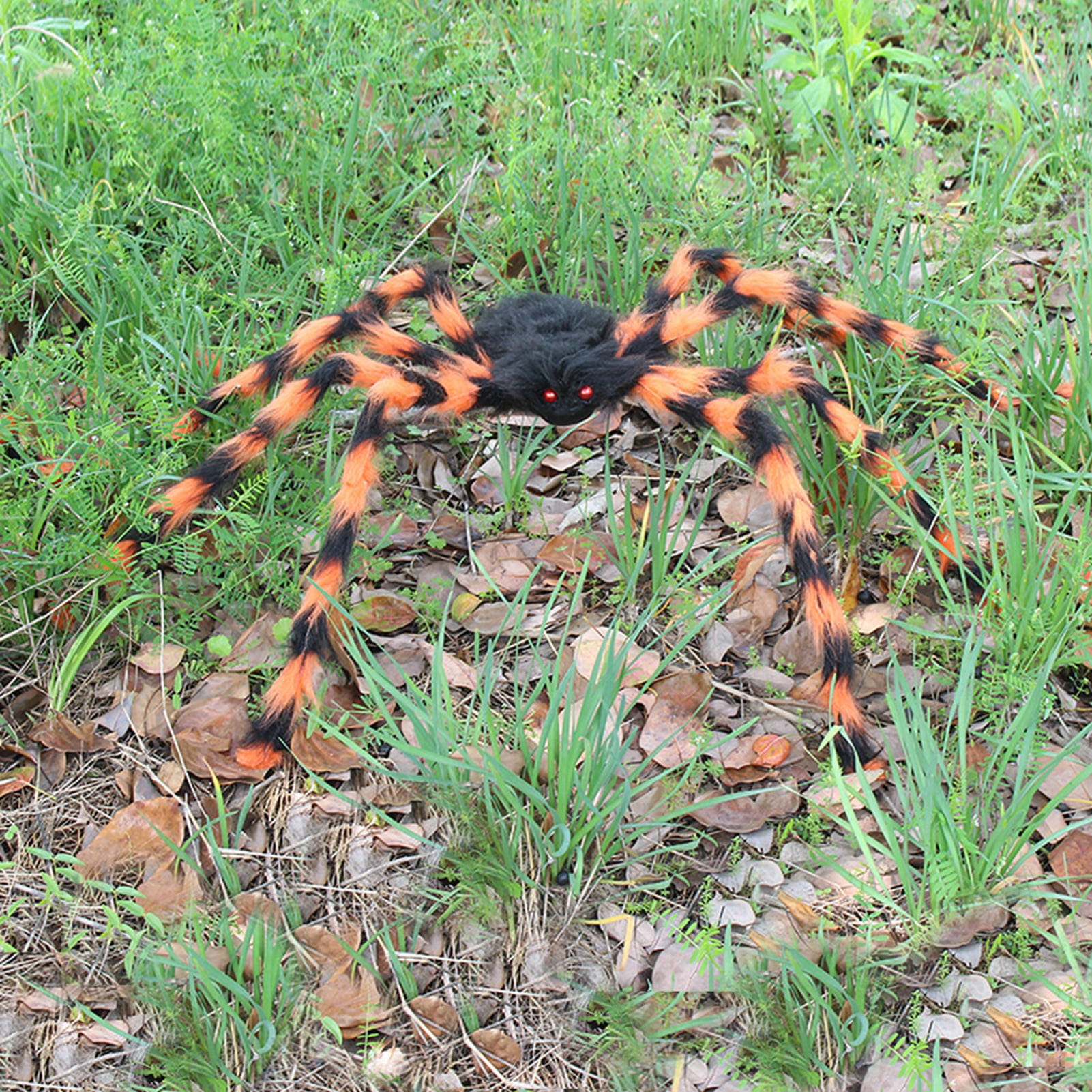Black Spider Prop Halloween Spider Decoration Halloween Hairy Spider ...