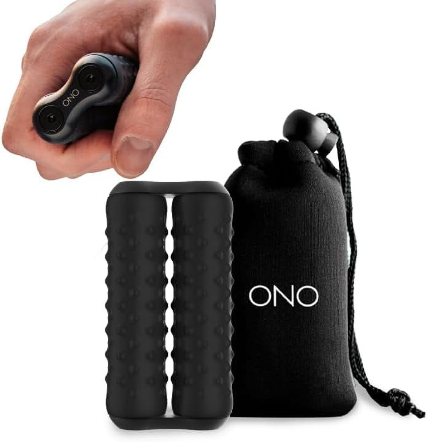 Black Spiked Silicone Full ONO Roller - Handheld Fidget Toy for Adults | Help Relieve Stress ...