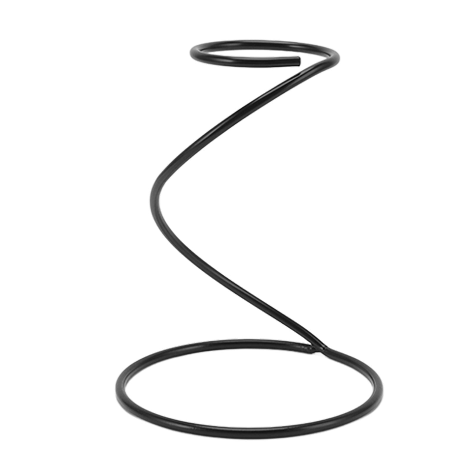 Black Spiral Coffee Dripper Holder Metal Filter Frame Holder Holder ...