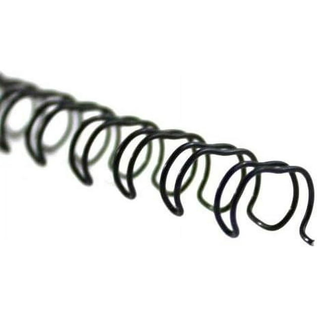 Black Spiral-O 19 Loop Wire Binding Combs - 100pk (1/4" ~ 40 Sheets) - Walmart.com