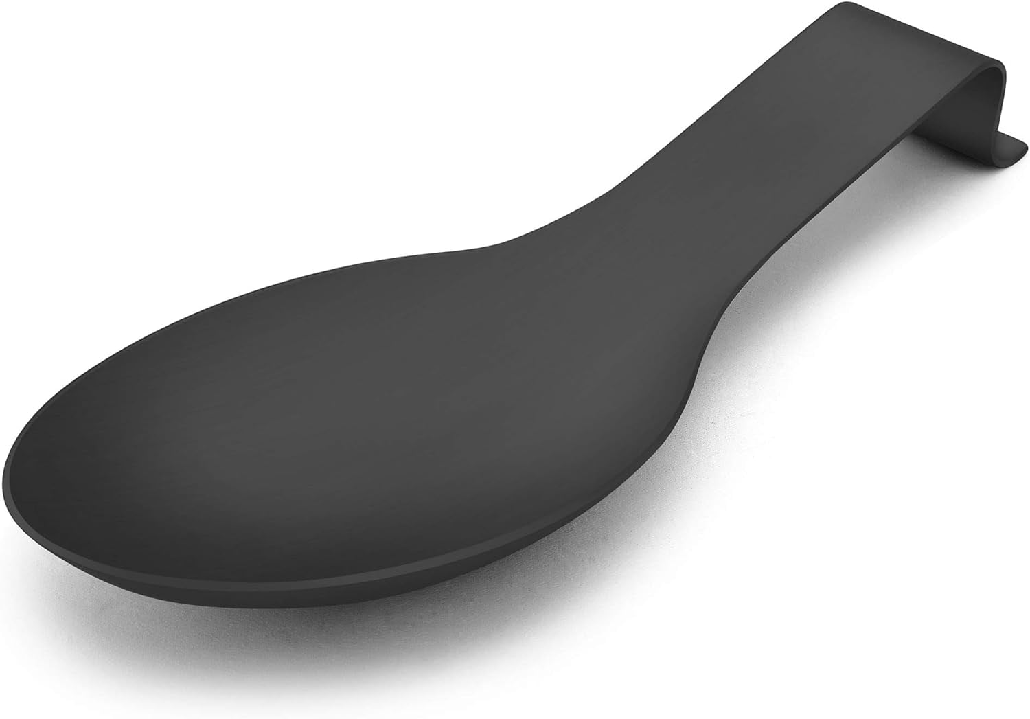 Black Spoon Rest for Kitchen Counter Stove Top, Stainless Steel Spatula ...