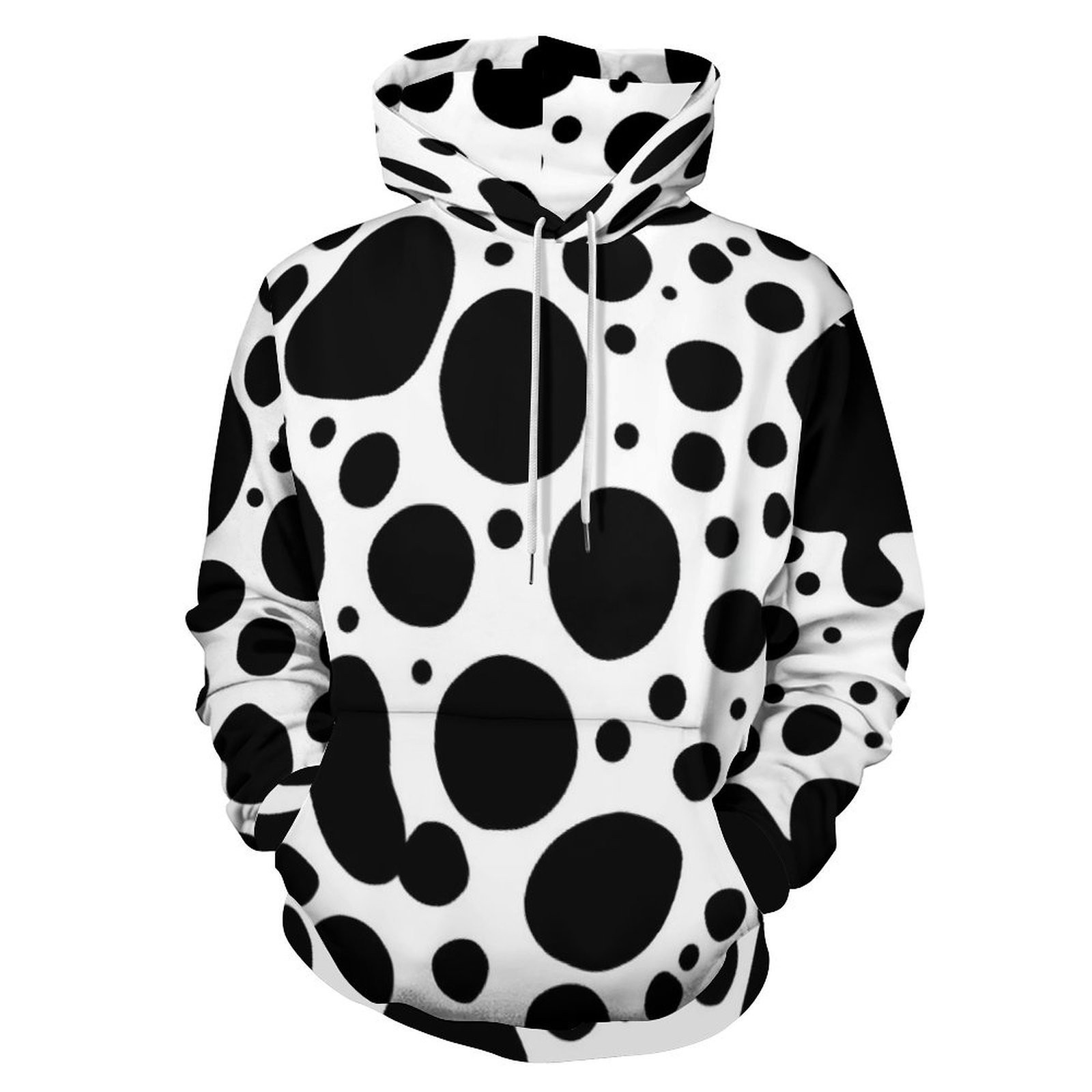 Black Spots on White. Hoodie Men Pullovers Hoodies Womens Clothing ...
