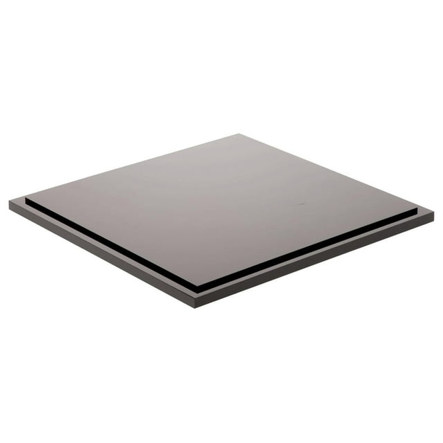 Black Square Display Base, 9.625" W x 9.625" D x 0.5" H, Pack of 3 ...