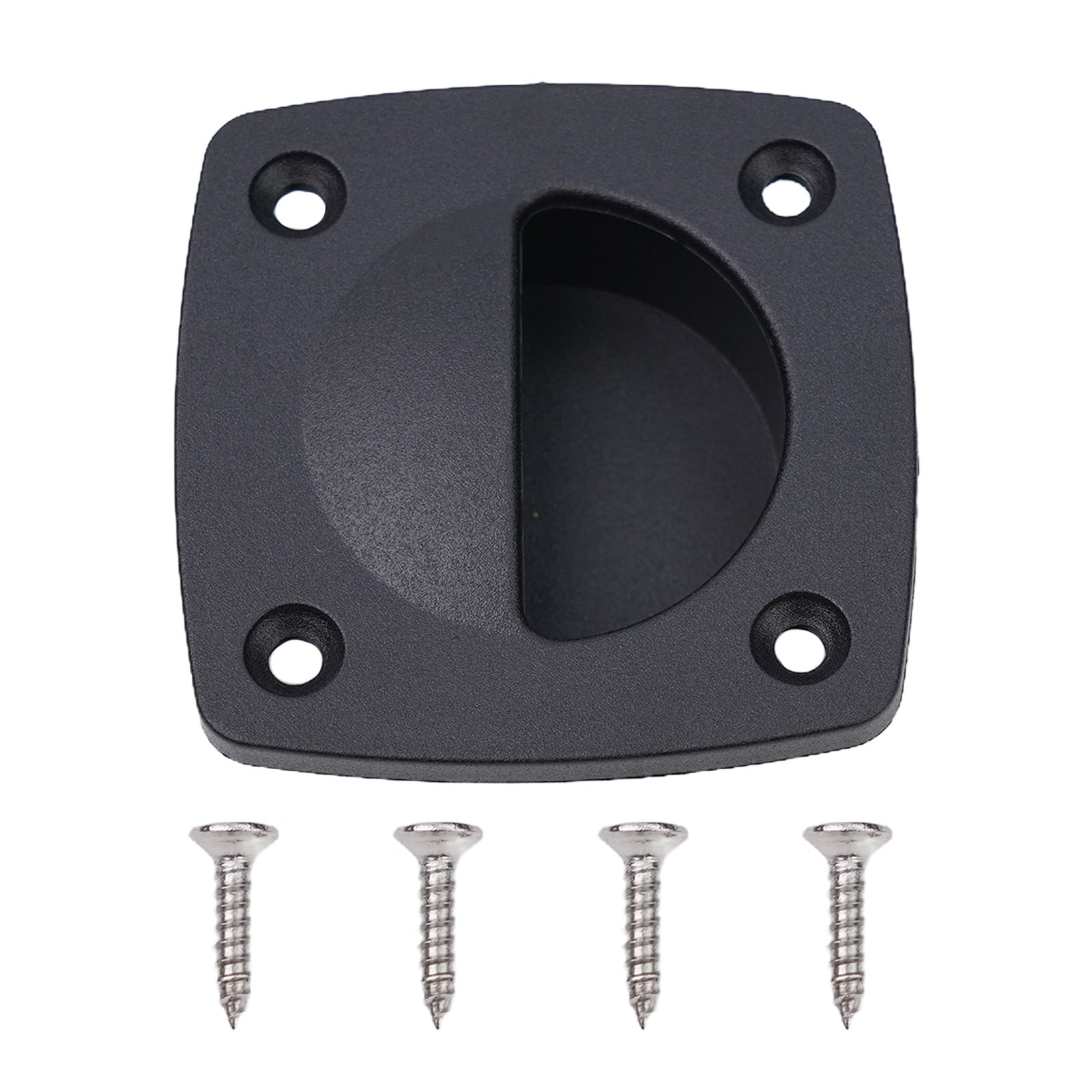 Black Square Flush Mount Pull Cabinet Boat Hatch Door Compartment ...