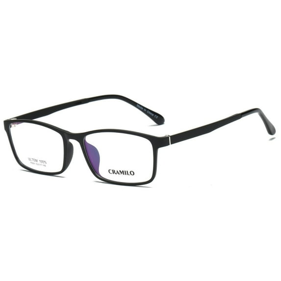 Black Square Frame Eyeglasses - Clear Lens Daily Office & Casual Wear ...