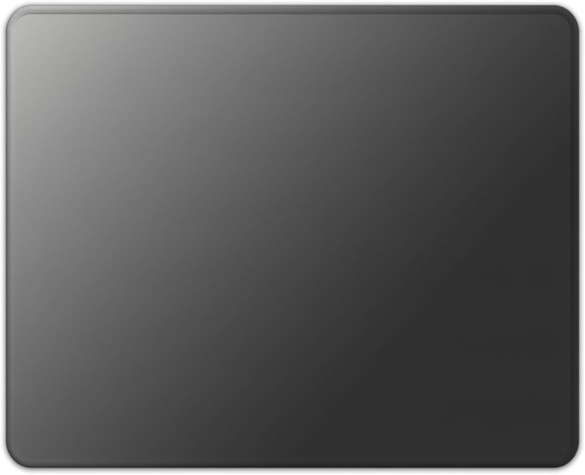 Black Square Gaming Mouse Pad With Anti-Fray Stitching, Textured ...