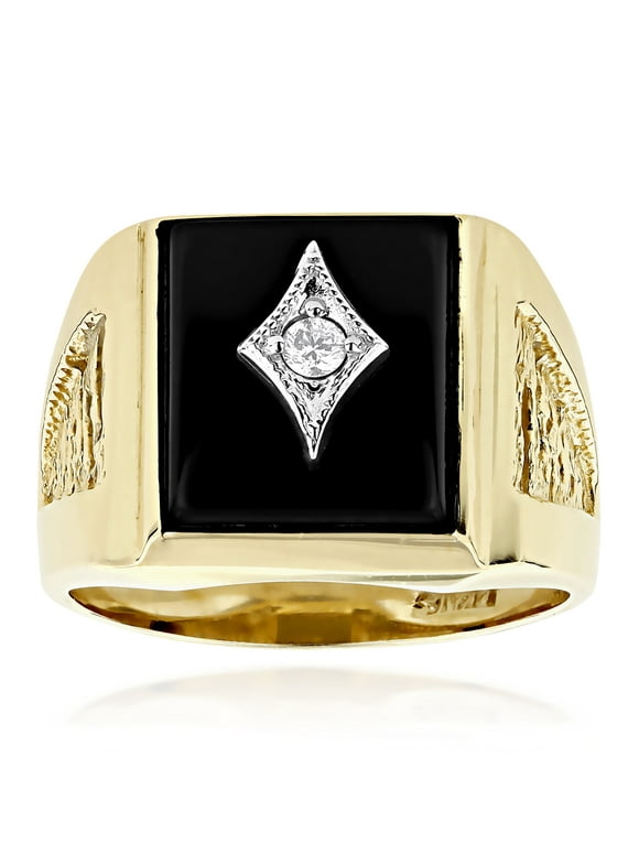 Man Gold Ring Diamond