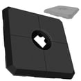 Black Square Offset Umbrella Base Set, HDPE Material, UV Protected ...