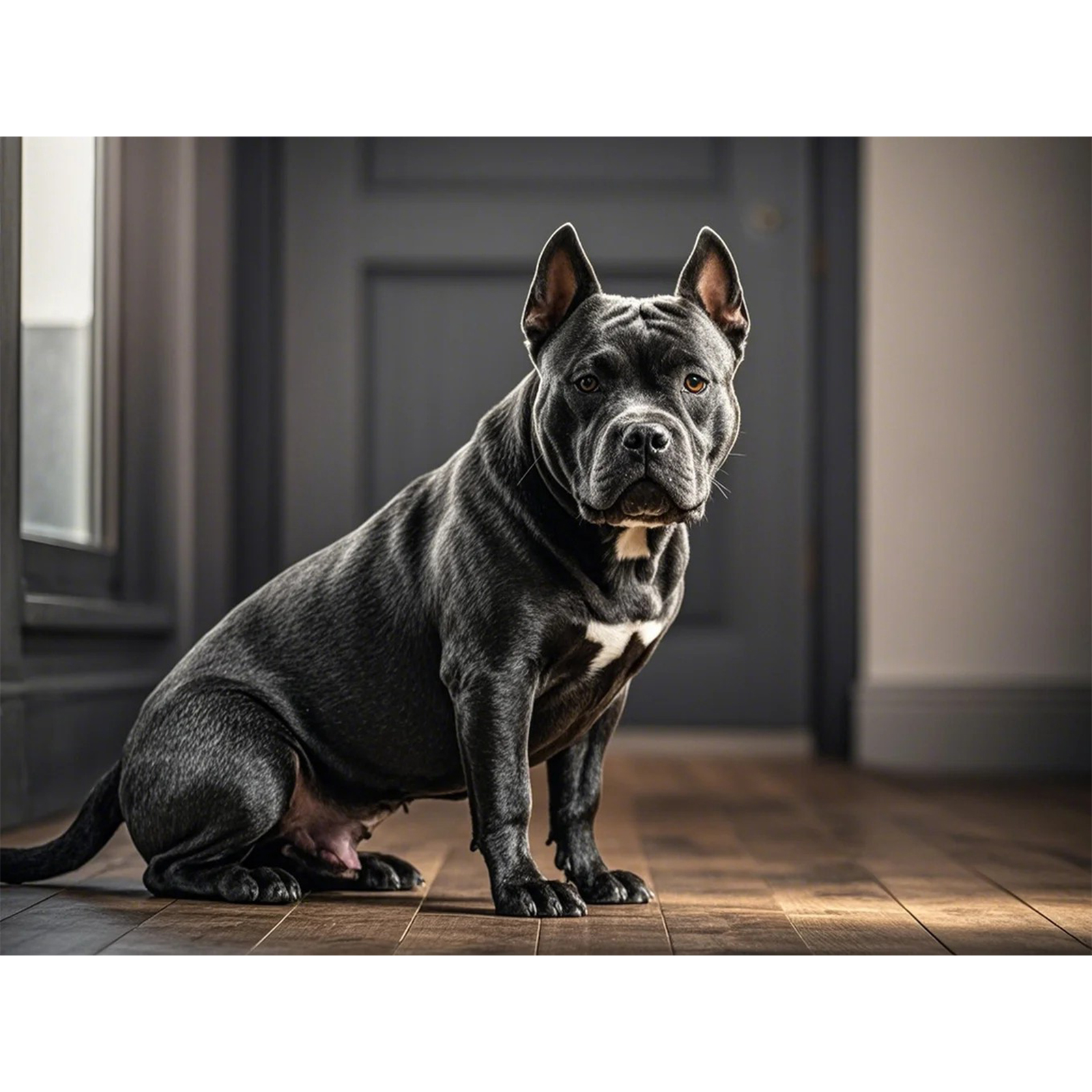 Black Staffordshire Bull Terrier Diamond Dots Painting DIY Kits 5D ...