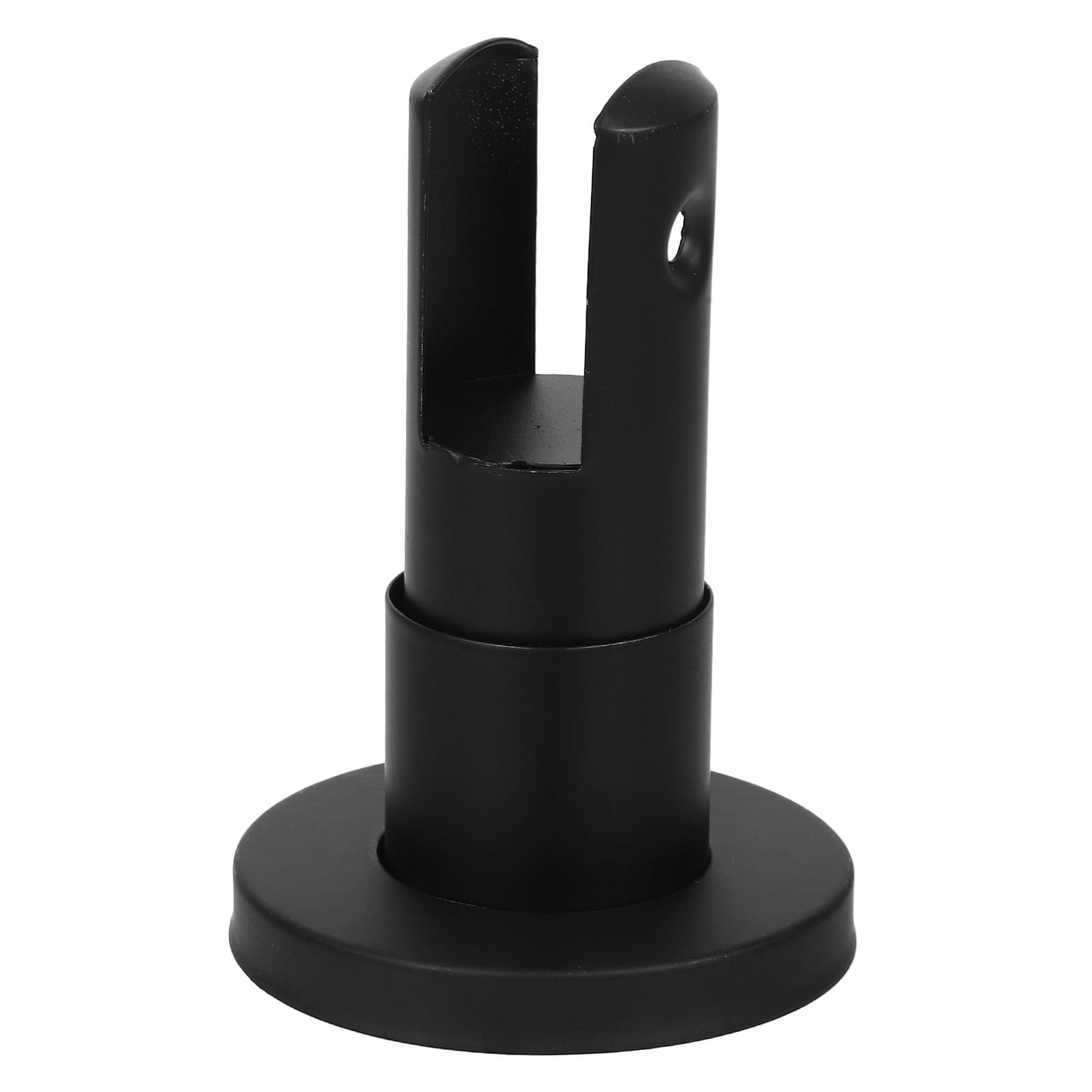 Black Stainless Steel Bathroom Partition Hardware Support Foot and ...