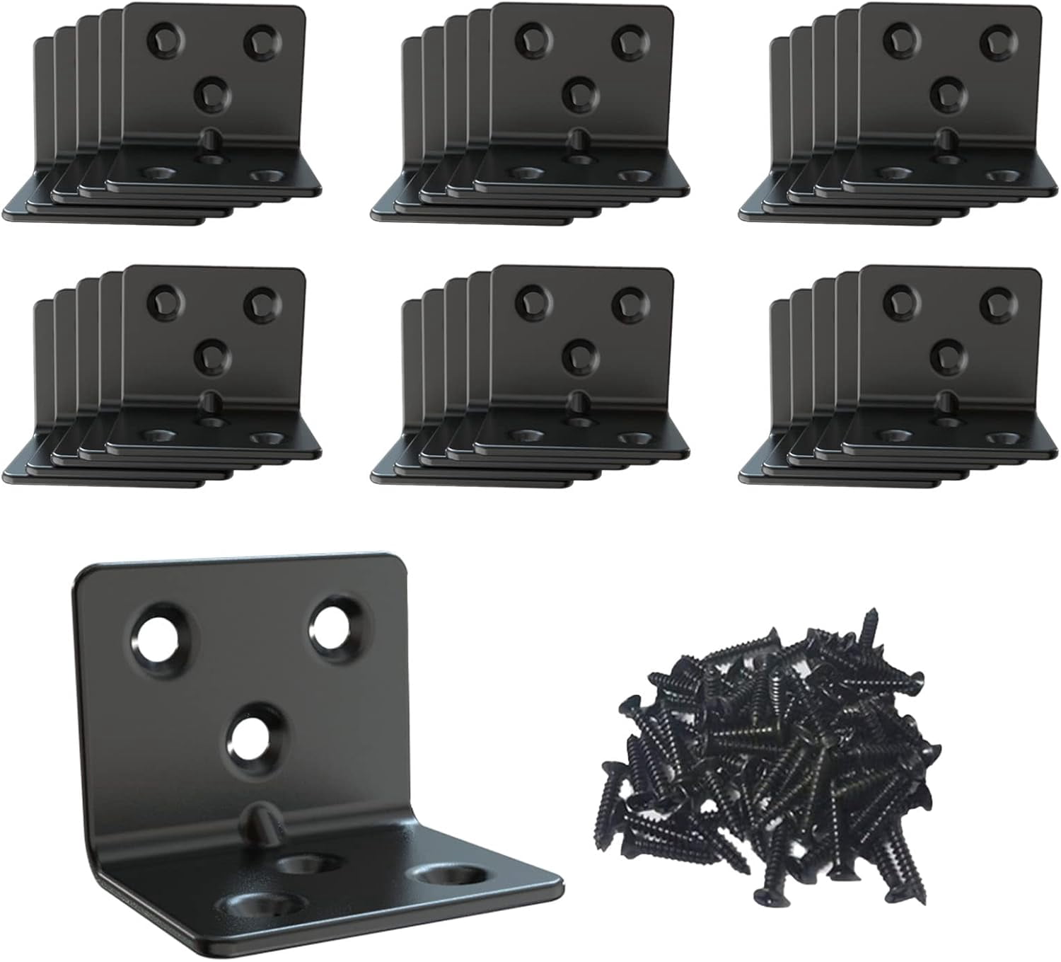 Black Stainless Steel Shelf Bracket,Joint Right Angle Bracket,L Shape ...