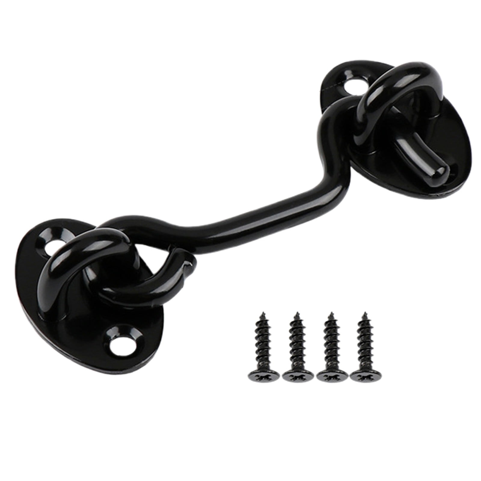 Black Stainless Steel Wind Hook (3 Inches)-Lock Cabin Hooks Heavy Duty ...