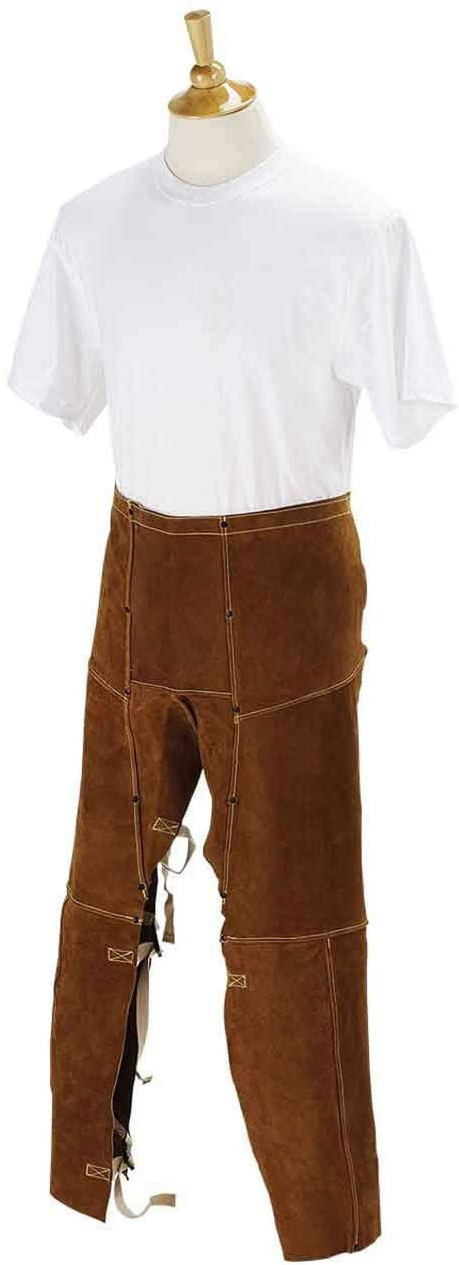 Black Stallion 40WS 40" Side Split Cowhide Split-Leg Apron Chaps ...