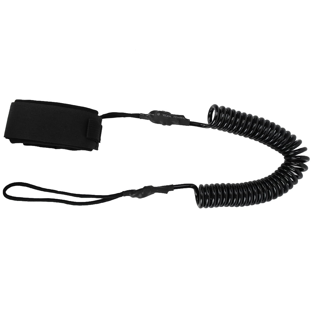Black Stand Up Surfboard Surfing Leash Paddle Board Safety Foot Leashs ...