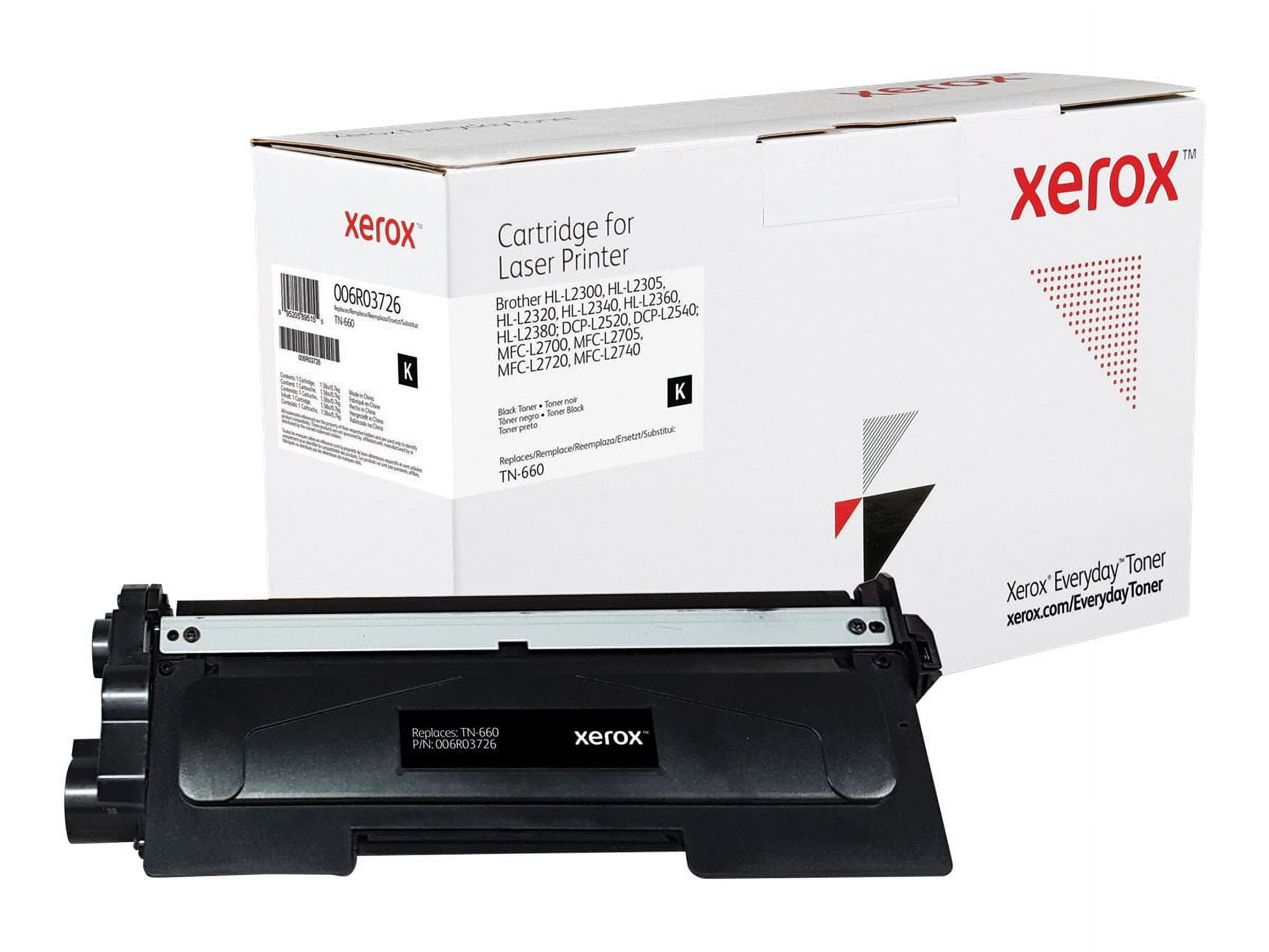 Black Standard Yield Everyday Toner from Xerox, Compatible with Brother ...