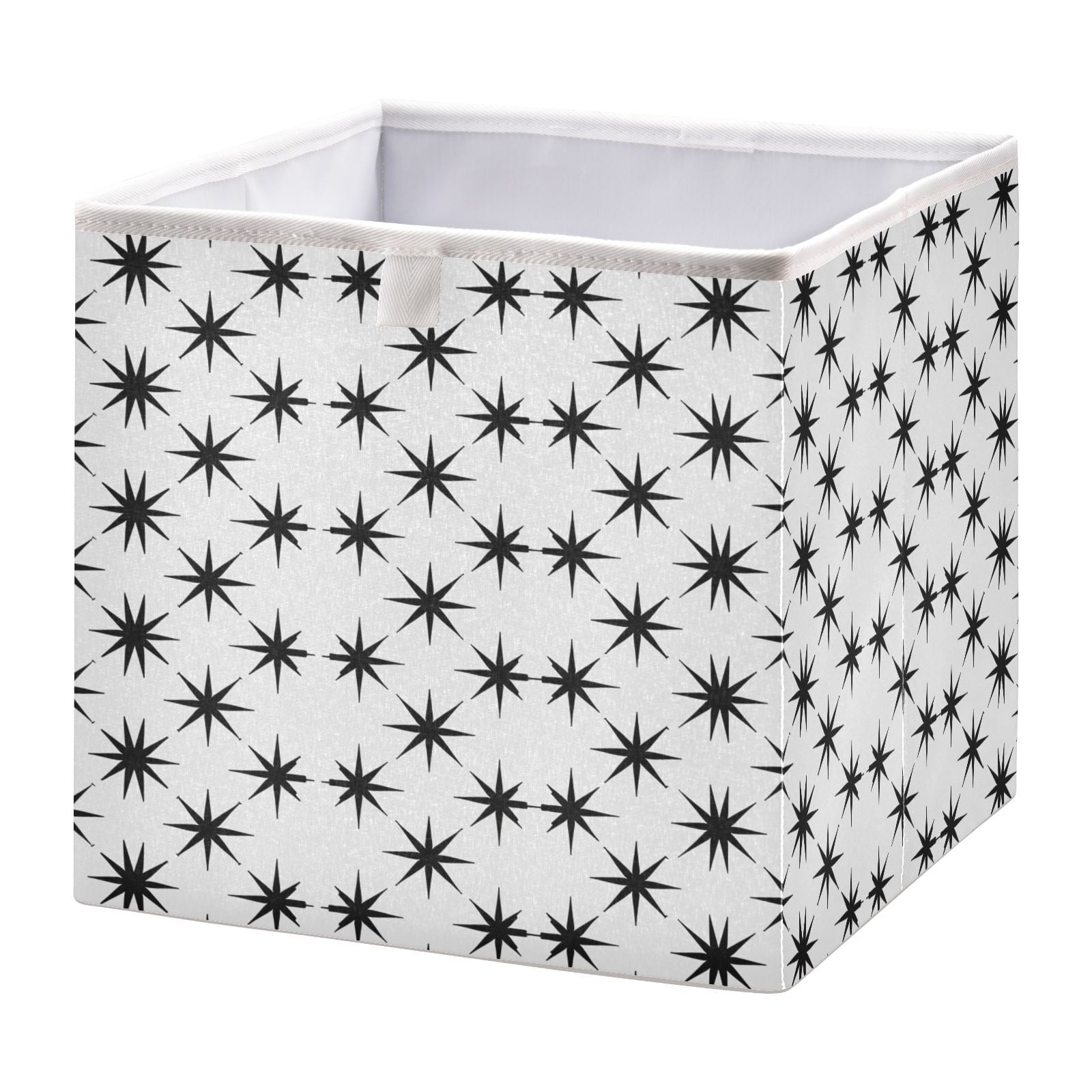 Black Star 3 Storage Box, Fabric Cube Storage Box, Collapsible Storage ...