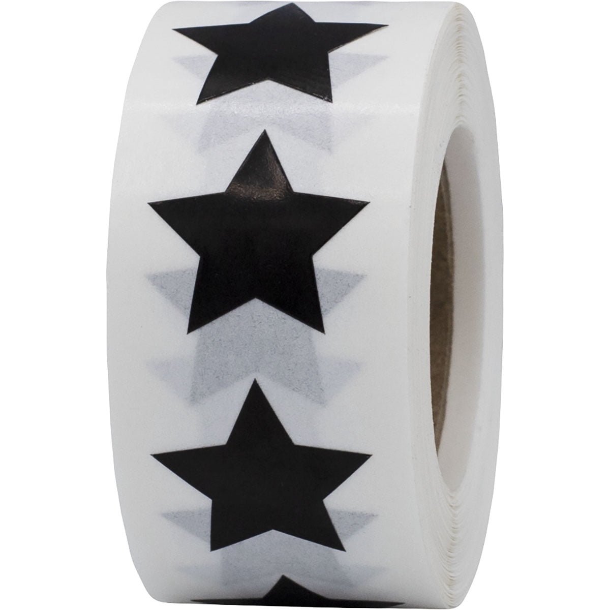 Black Star Stickers, 0.75 Inch Wide, 500 Labels on a Roll - Walmart.com