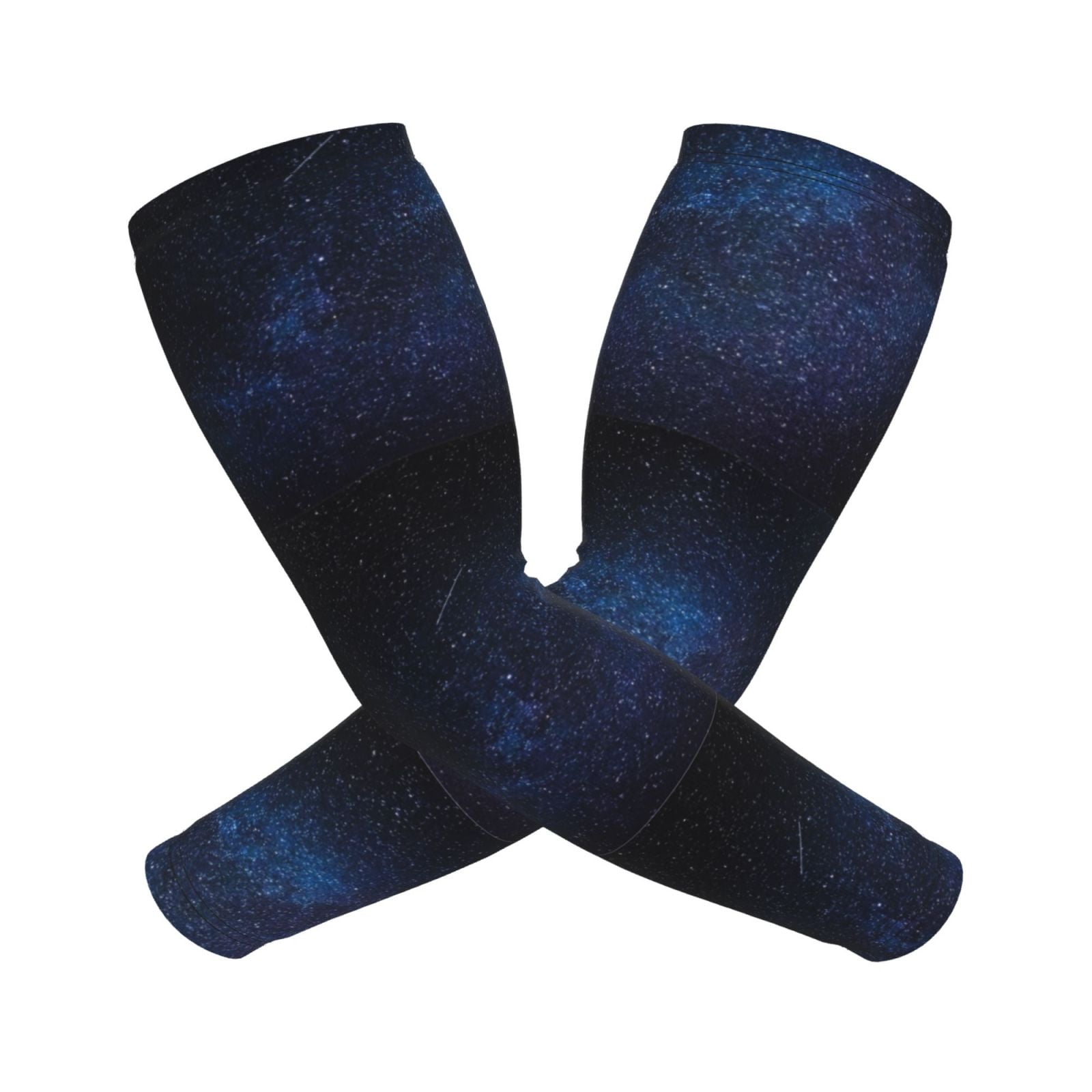 Black Starry Sky Compression Sports Arm Sleeve Baseball Football ...