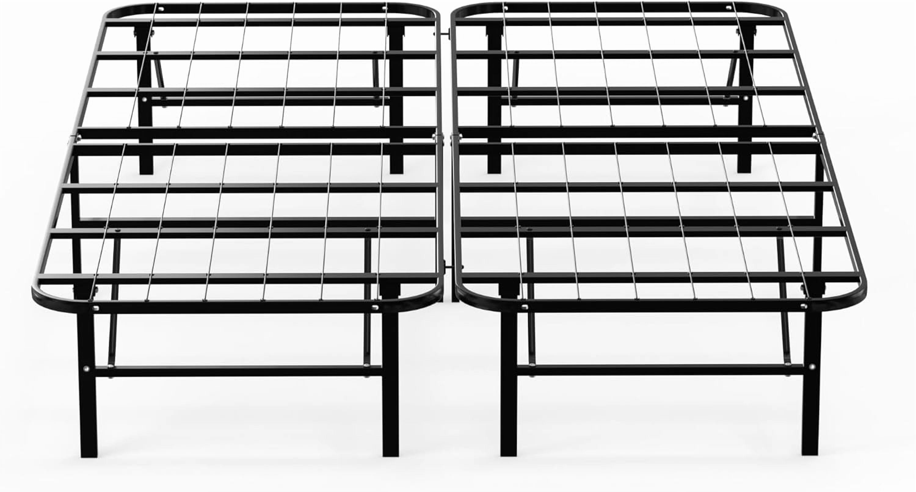 Black Steel 14” Cal King Bed Frame | Steel Base with 2000 lb Capacity ...
