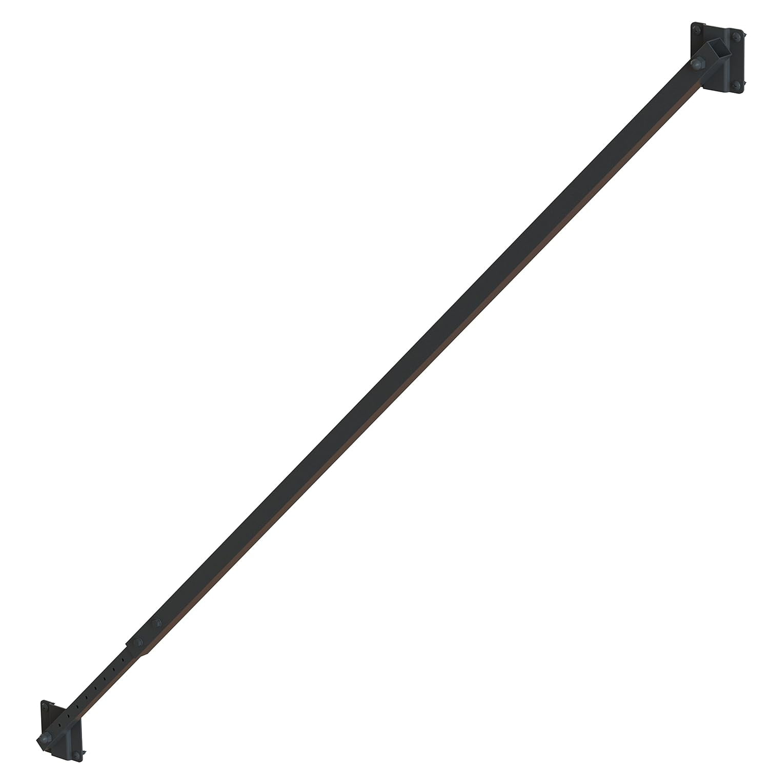 Black Steel Adjustable Gate Brace Kit For Vinyl and Wood | Includes ...