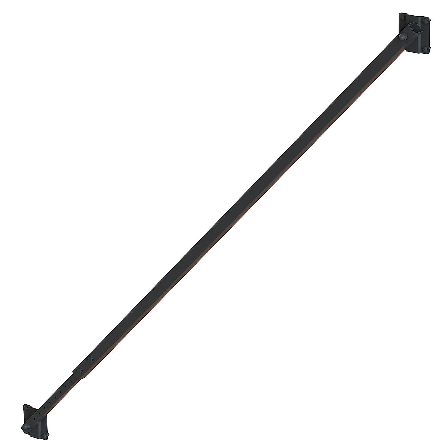 Black Steel Adjustable Gate Brace Kit For Vinyl and Wood | Includes ...