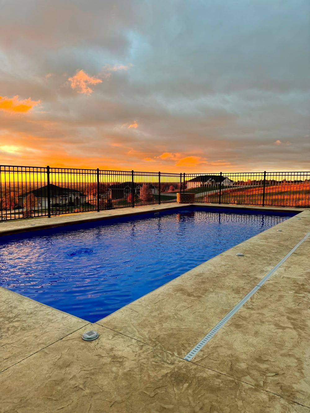 Black Steel AntiRust Fence Panel Vail Style DIY Installation Fence Kit ...