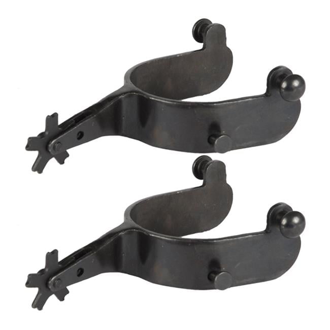Black Steel Bull Spurs - Walmart.com
