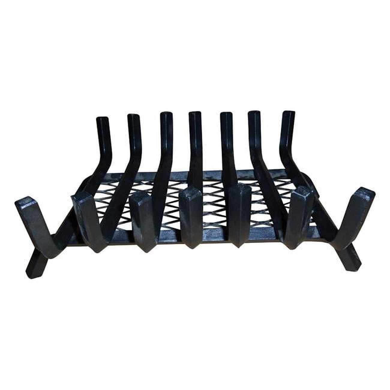 Black Steel Fireplace Grate, 14 in. - Walmart.com