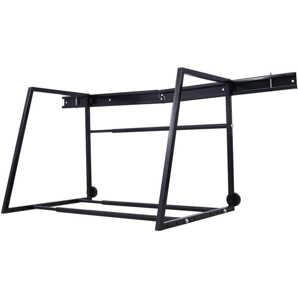 Black Steel Heavy Duty Adjustable Garage Wall Multi-Tire Storage Rack ...