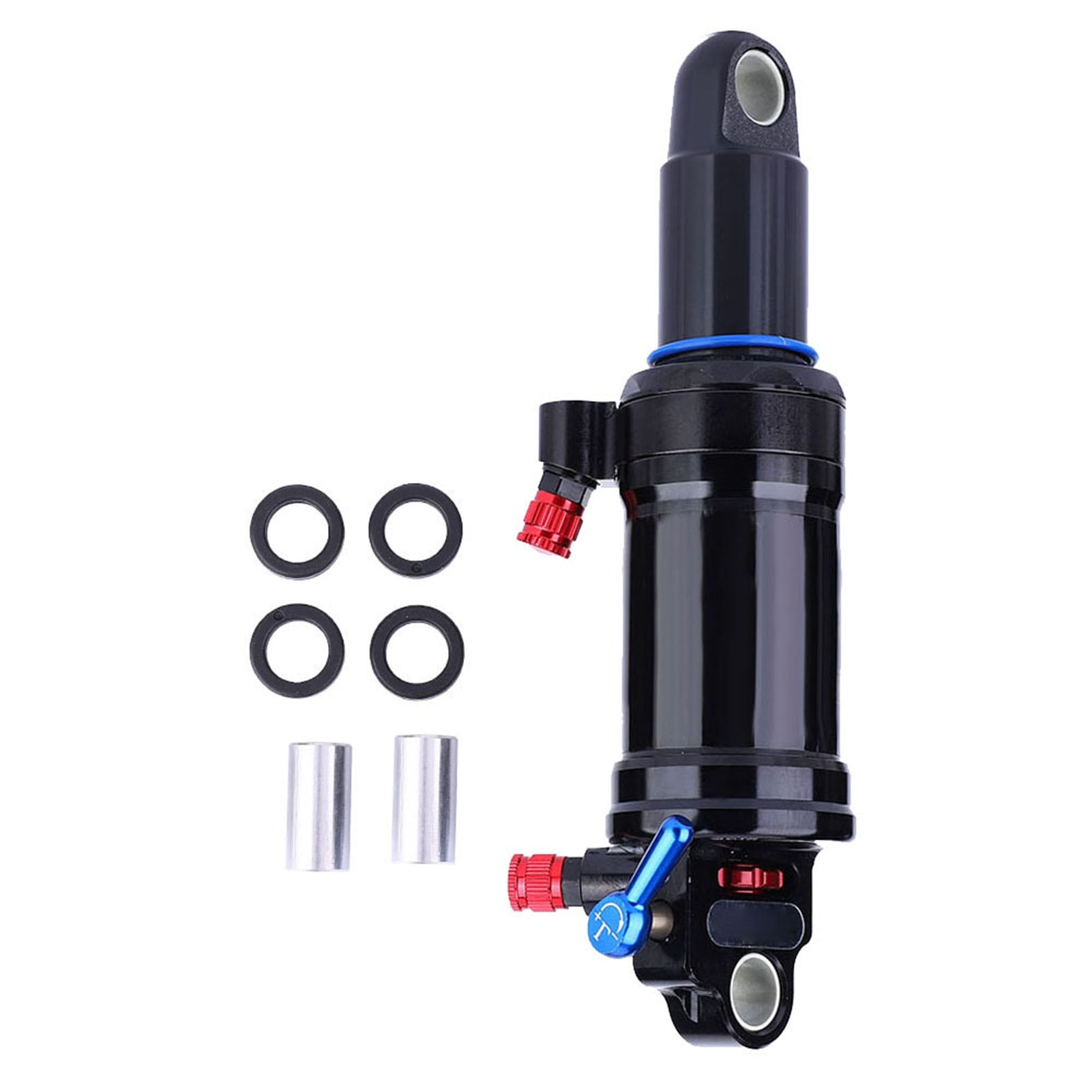 Black Steel Mountain Bike Air Rear Shock Absorber Suspension with ...