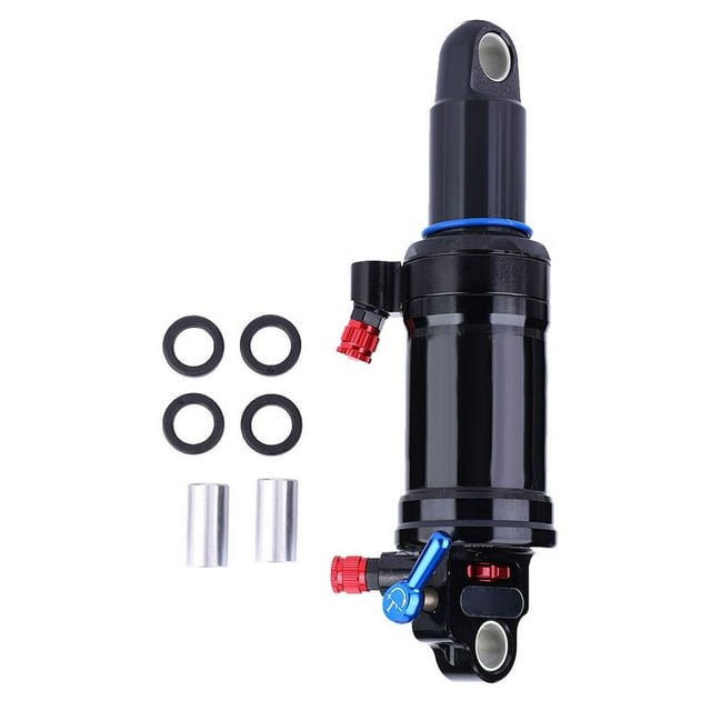 Black Steel Mountain Bike Air Rear Shock Absorber Suspension with ...
