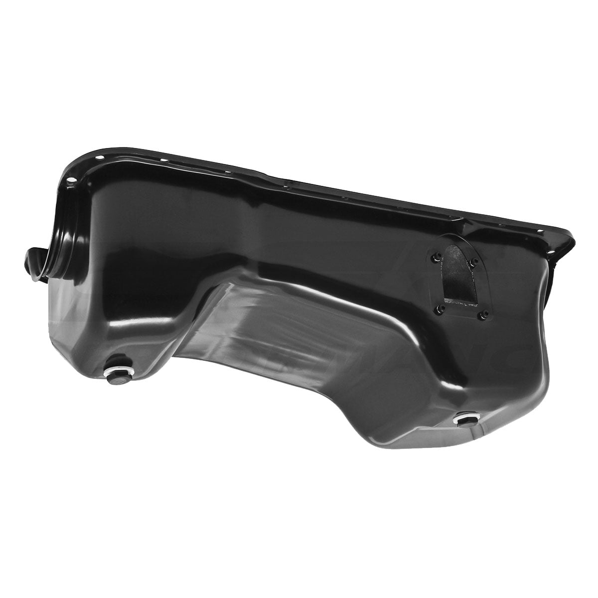 Black Steel Oil Pan 4 Quart For 1983-1993 Ford Mustang 351W 351 Windsor ...