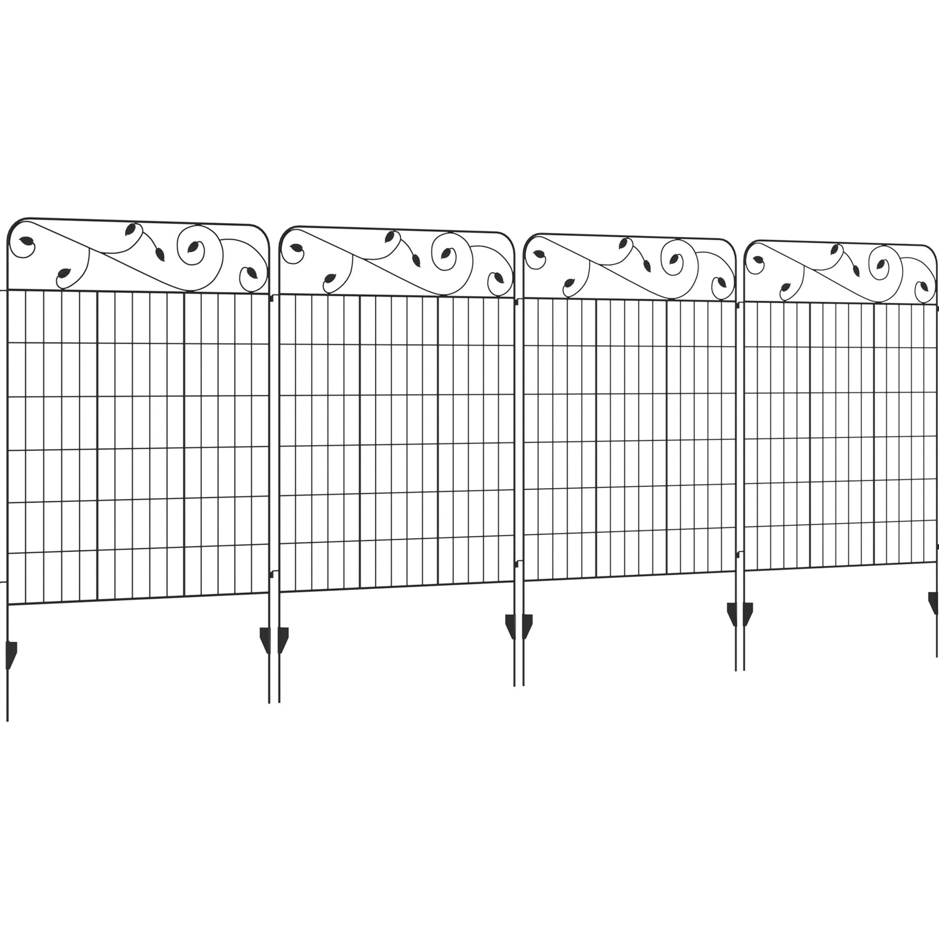 Black Steel Panels - Bendable to Angles - Garden, Outdoor Space / Fits ...
