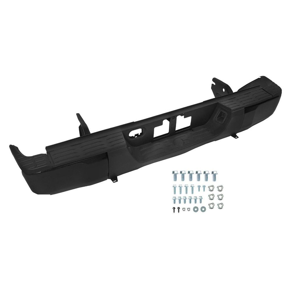 Black Steel Rear Step Bumper Complete Assembly for Toyota for Tundra ...