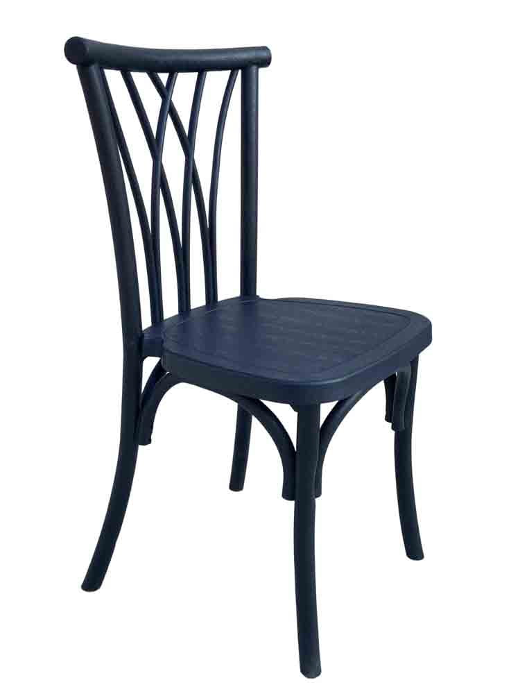 Black Steel Skeleton™ Willow Chair by Chivari - Walmart.com