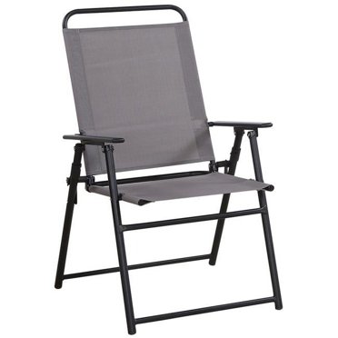 Lacoo Patio Folding Chair Deck Sling Back Chair Camping Garden Pool ...