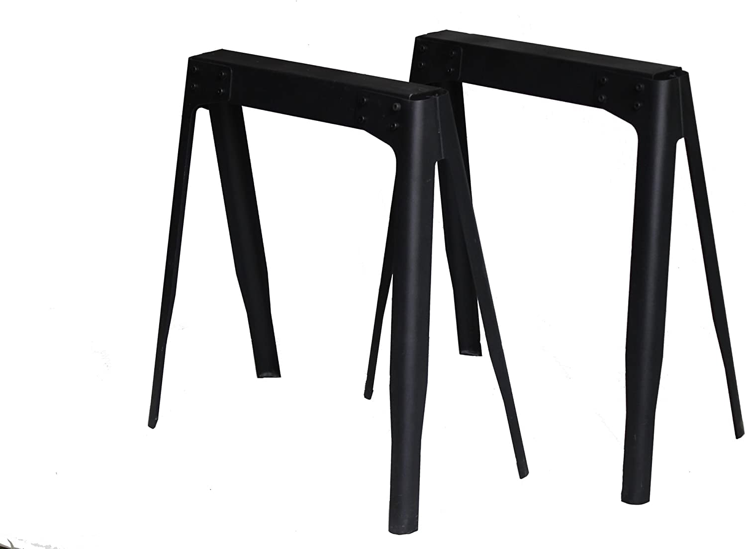 Black Steel Table Legs Solid Iron Support Feet Bar Laptop Desk DIY ...