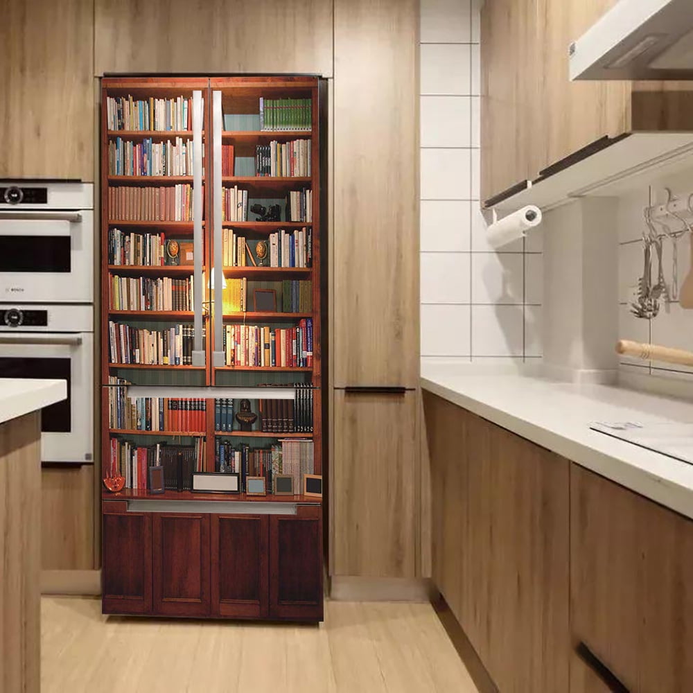 Black Stone DIY Freezer Sticker Vinyl Waterproof Decoration Poster ...