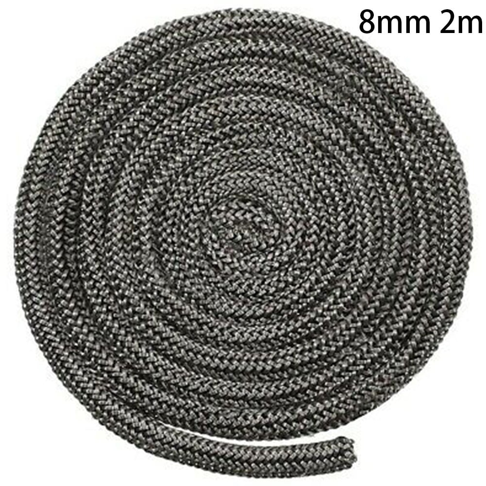 Black Stove/Fire Rope Wood Burner 6/8mm 2m Long Log Burner Door High ...