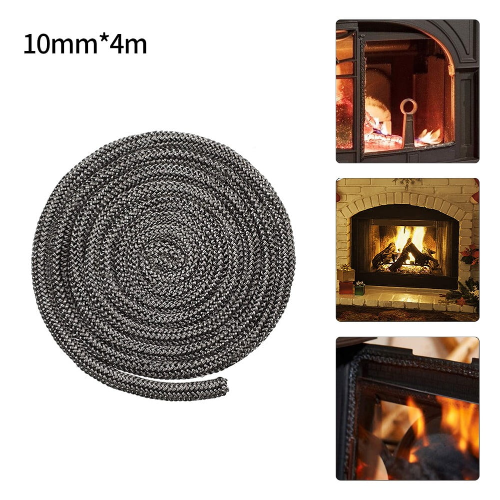 Black Stove/Fire Rope Wood Burning Stove Length Log Burner Door Seal ...