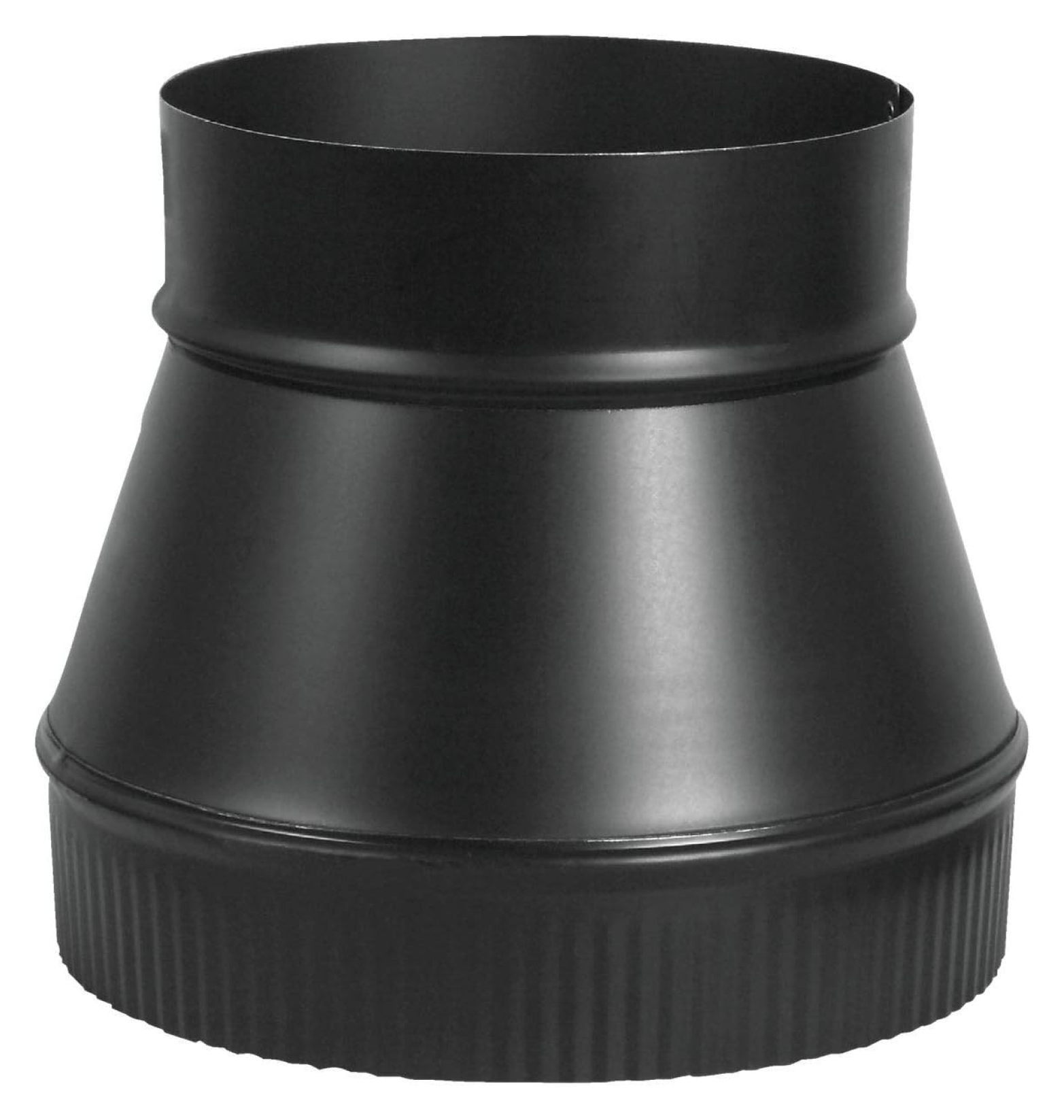Black Stove Pipe Flue Increaser, 24-Ga., 5 x 6-In. - Walmart.com