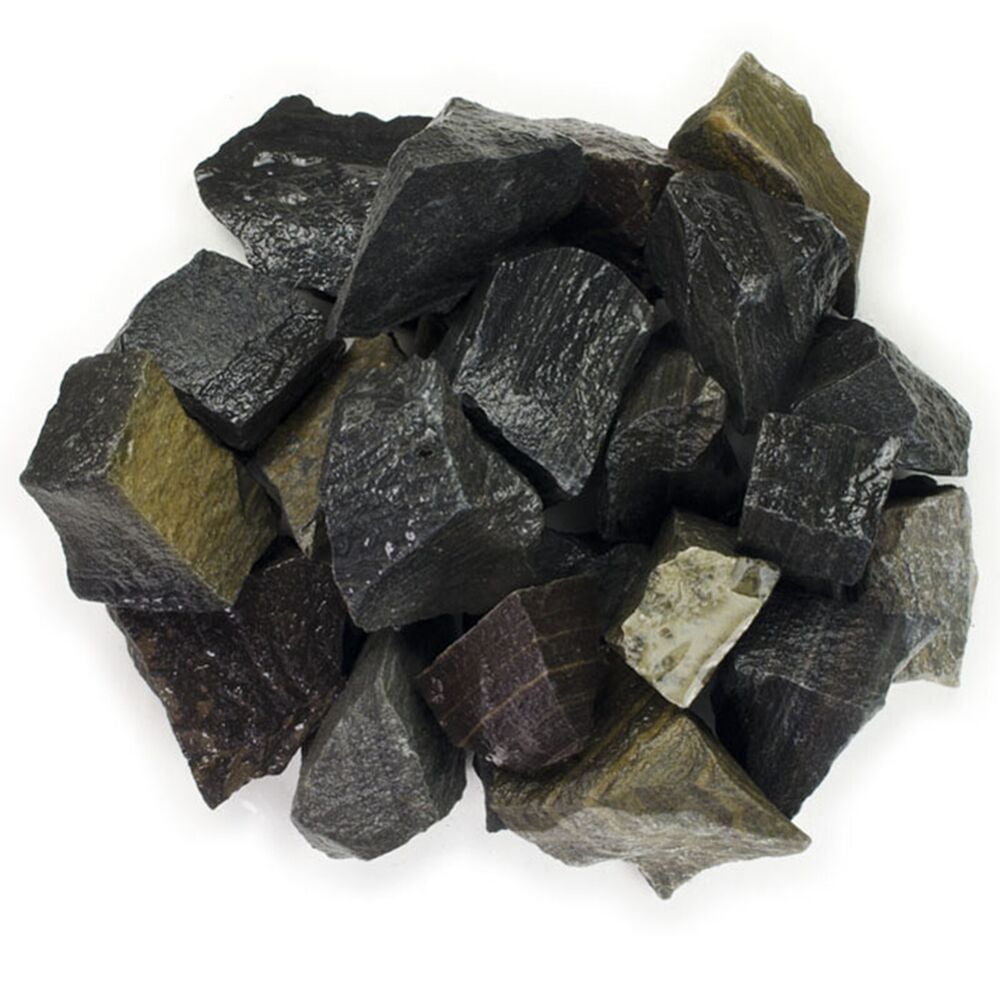 Black Stripe Jasper - Rough Rocks for Tumbling for Dispelling Fear and ...