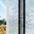 Black Stripe Window Privacy Film Stain Glass,Reusable Decorative ...
