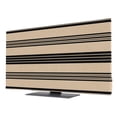 Black Striped TV Cover for 32 Inch Screen,Stretch Fabric Dustproof TV ...