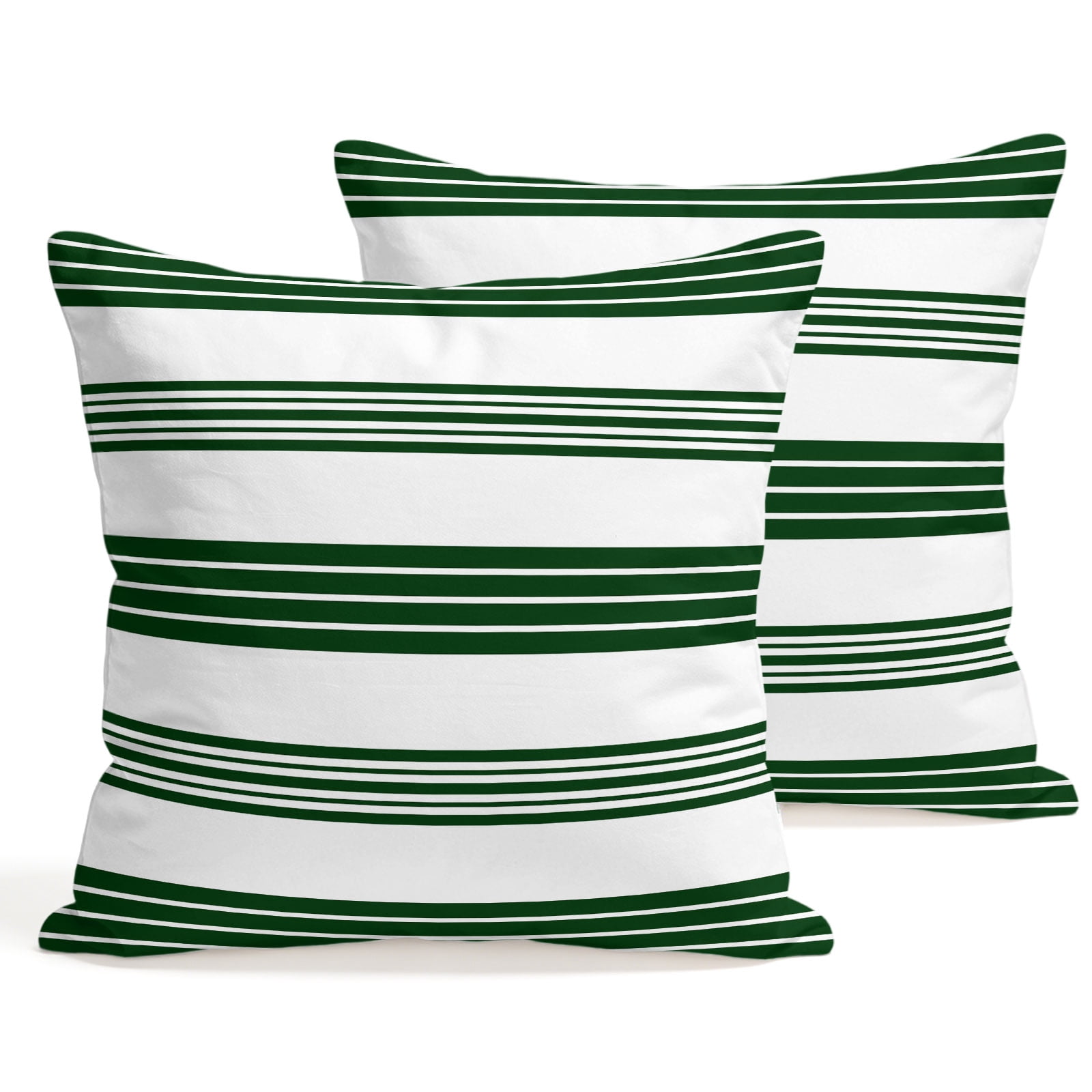 Black Striped Throw Pillow Covers 20 x 20 Inch Pillow Covers Set of 2 ...