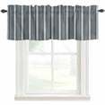 Black Striped Valances for Windows Farmhouse Kitchen Curtains Valances ...
