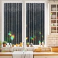 Black Striped Window Privacy Film Farmhouse Stripes Modern Vintage ...
