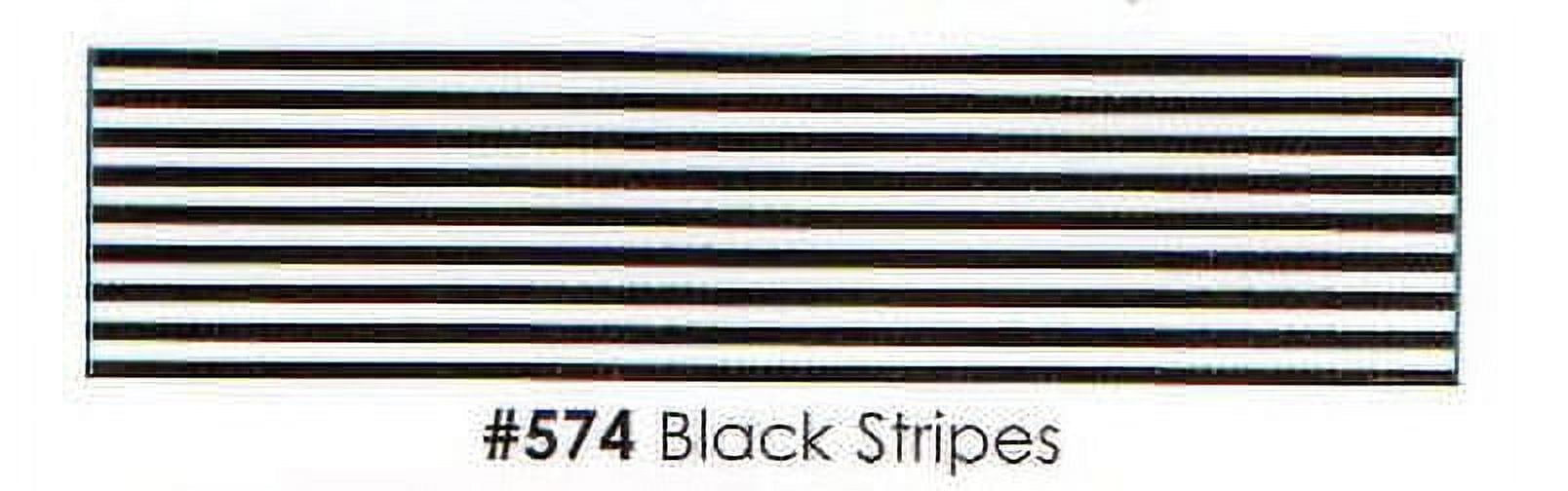 Black Stripes 3 Strips Edible Frosting Photo Cake Border Decoration ...